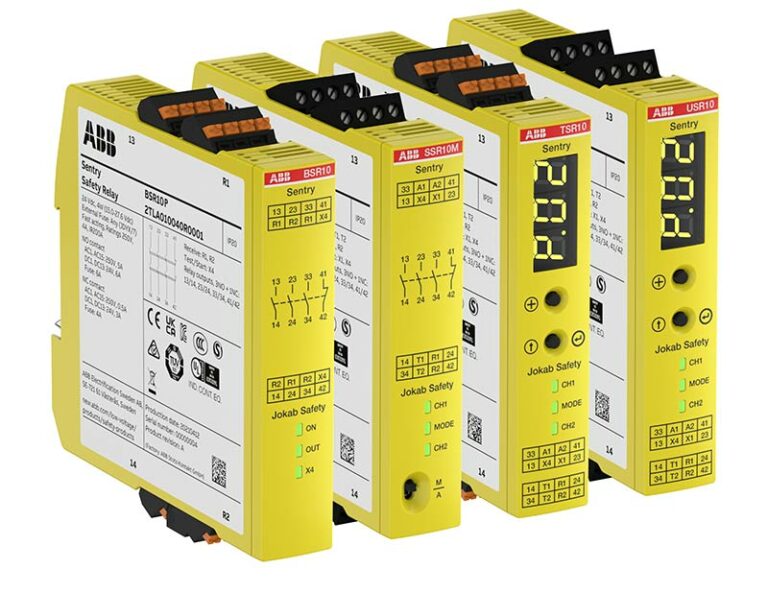 ABB’s new Sentry Safety Relay increases capability of the Safety Relay ...